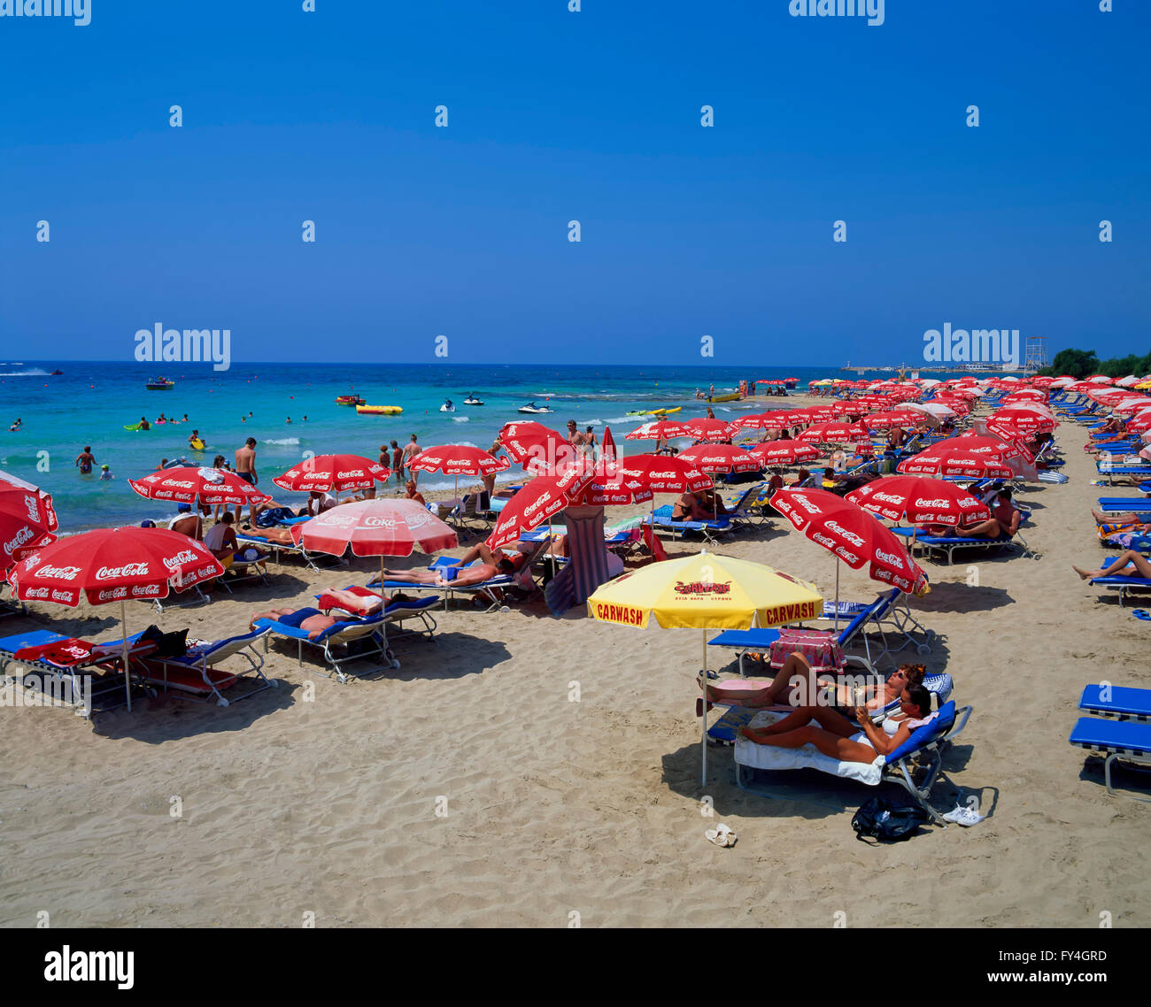 Ayia napa chypre plage Banque de photographies et d’images à haute ...