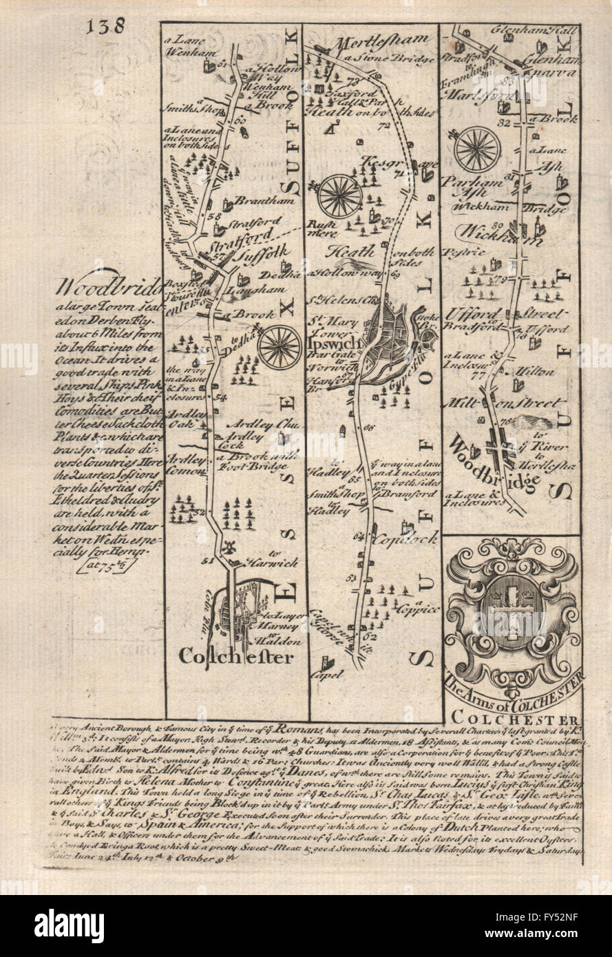 Carte de woodbridge Banque de photographies et d’images à haute ...