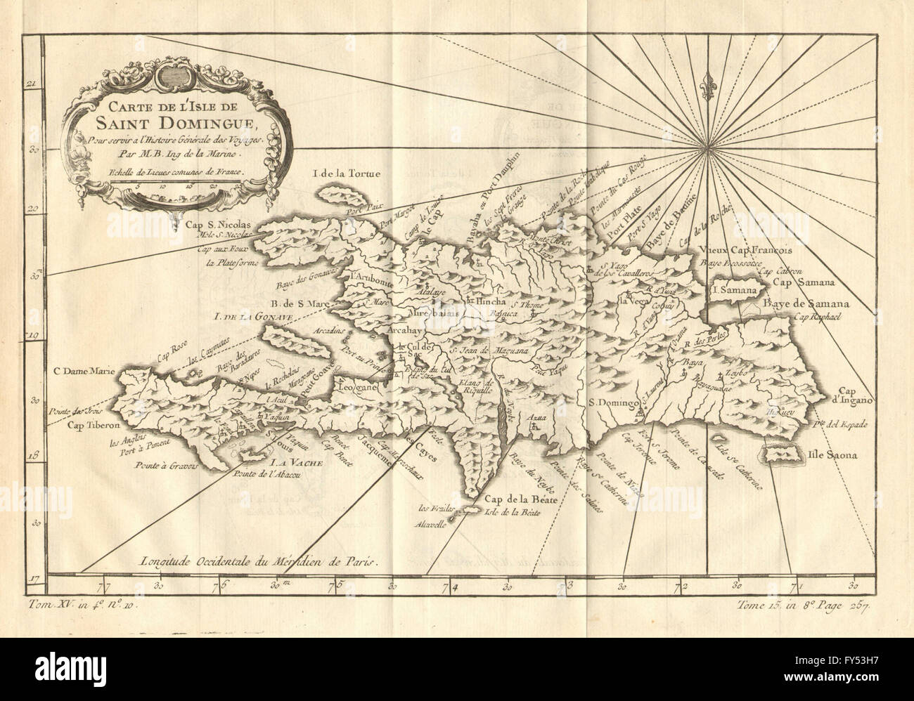 'Île de Saint Domingue". Hispaniola République Dominicaine Haïti ...