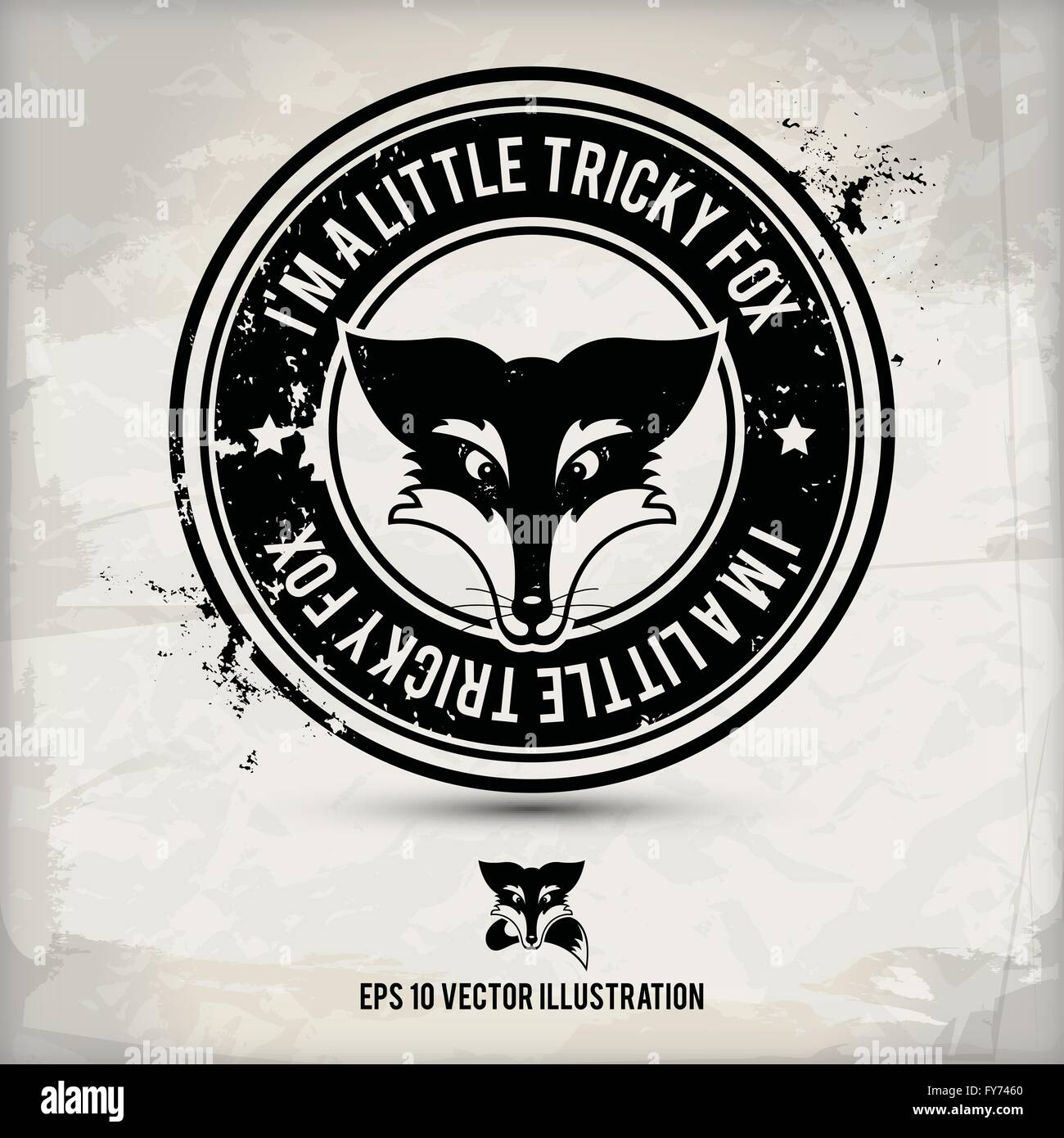 Rang du renard Banque d'images vectorielles - Alamy