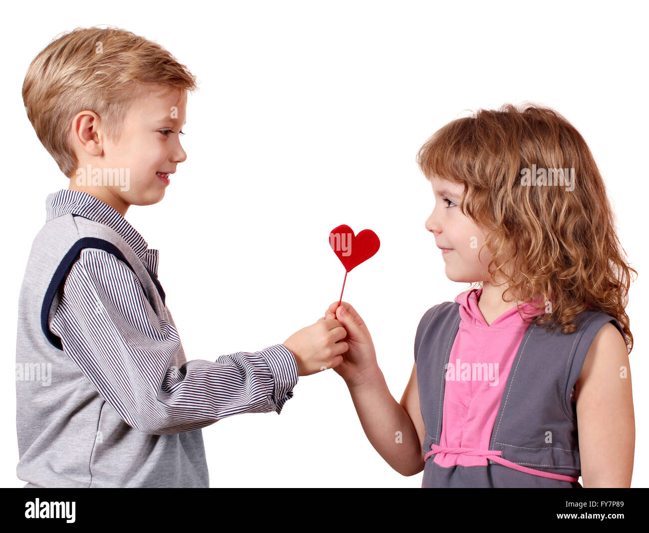 Petite romance Banque d'images détourées - Alamy