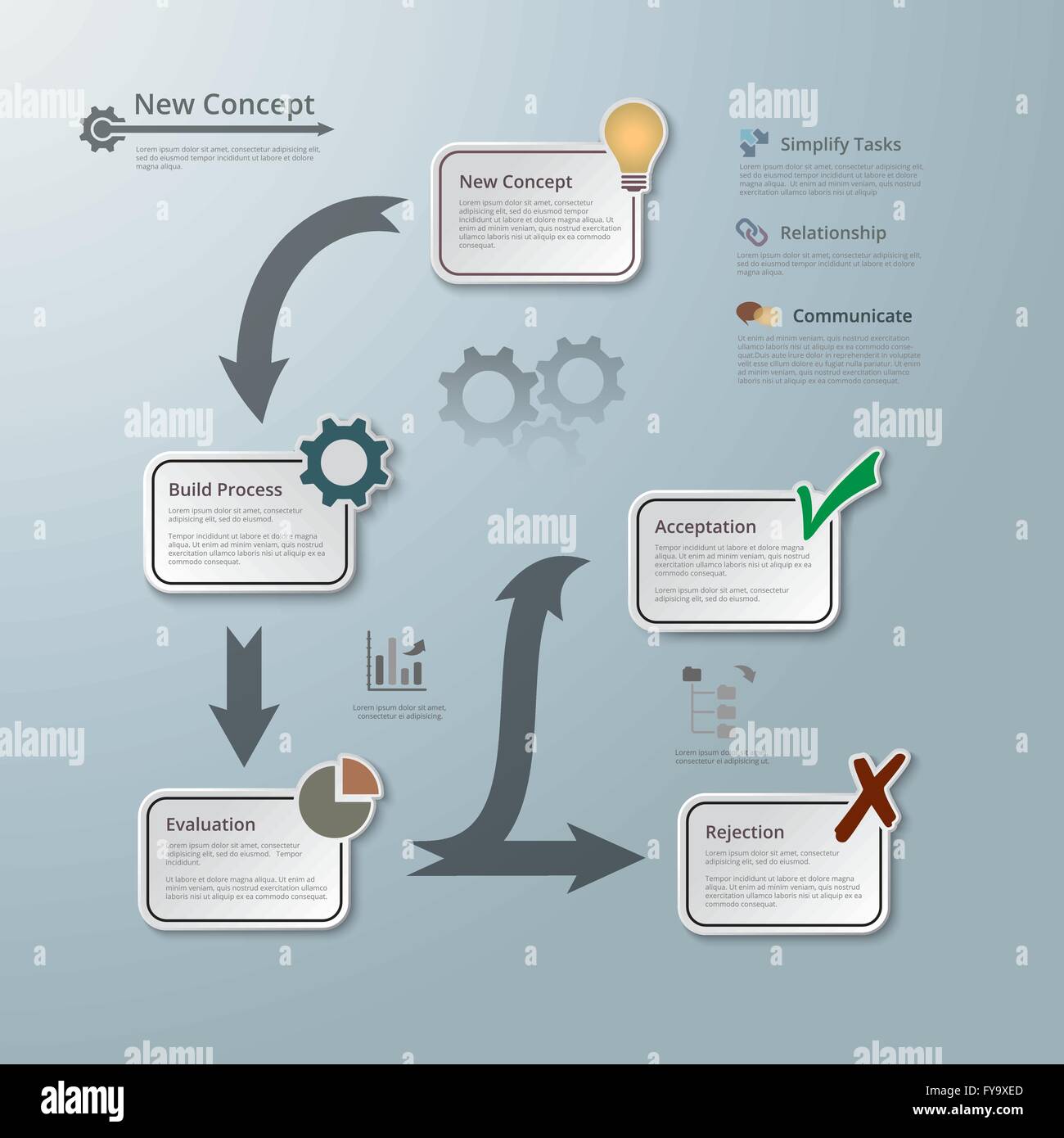 Organigramme conception infographie Banque de photographies et d’images ...