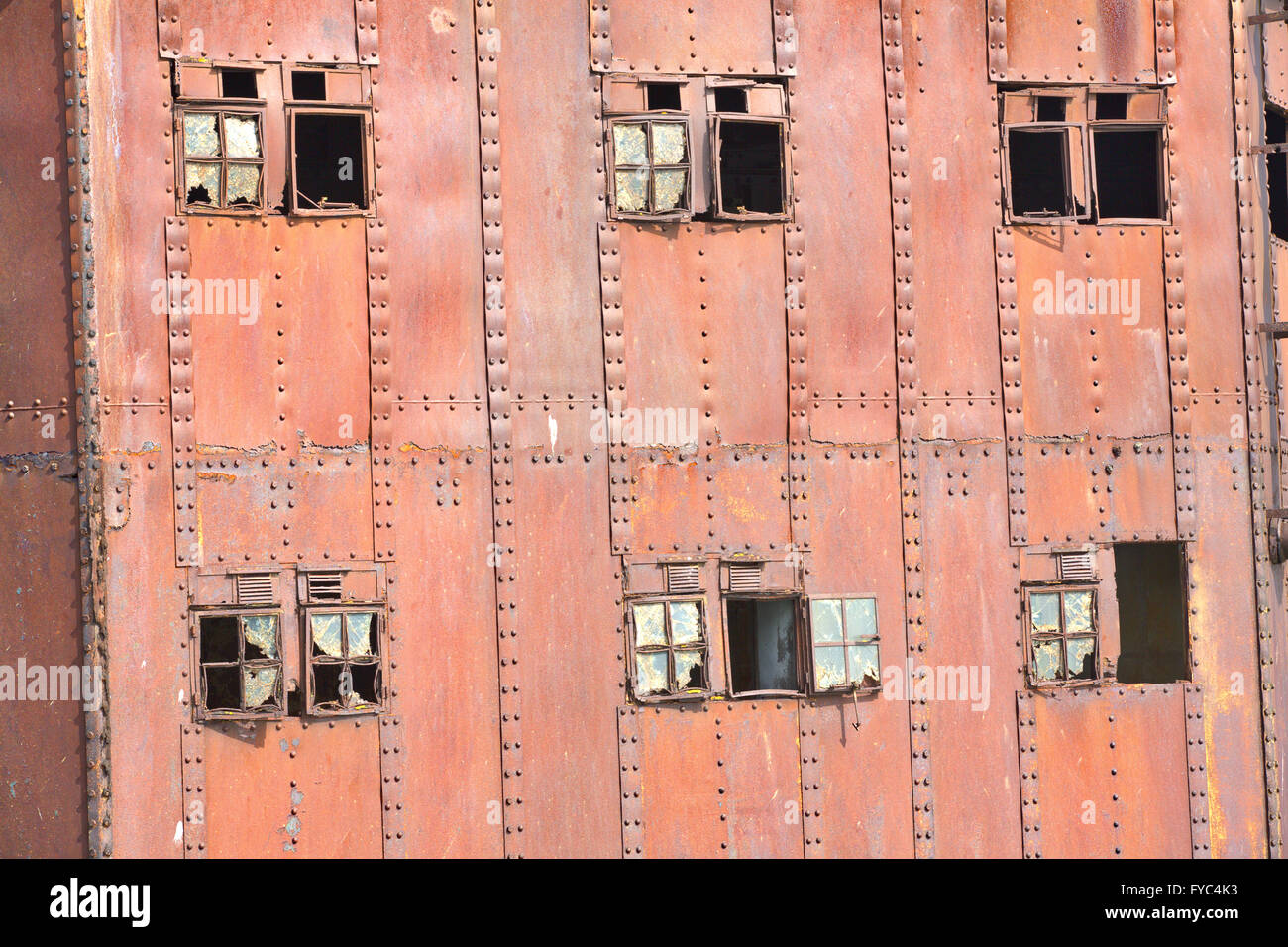 Forts de maunsell forts de mer des sables rouges Banque de ...