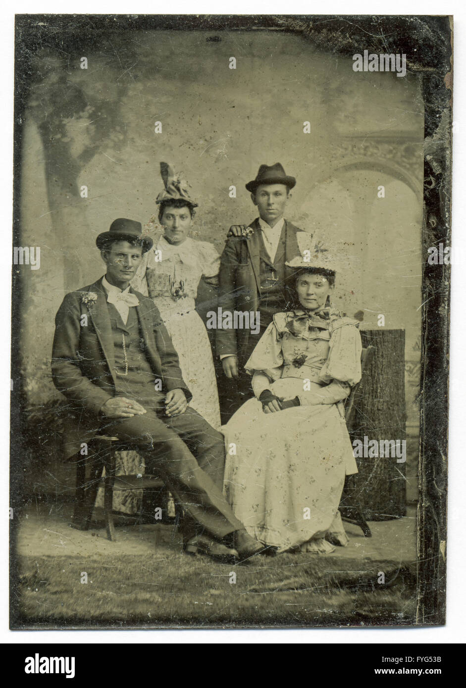 Mélainotype ou ferrotype Banque de photographies et d’images à haute ...