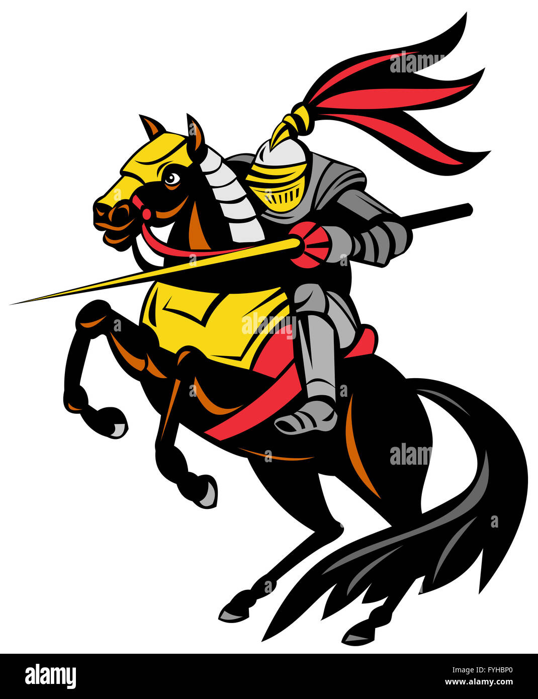 Chevalier À Cheval Banque d'image et photos - Alamy