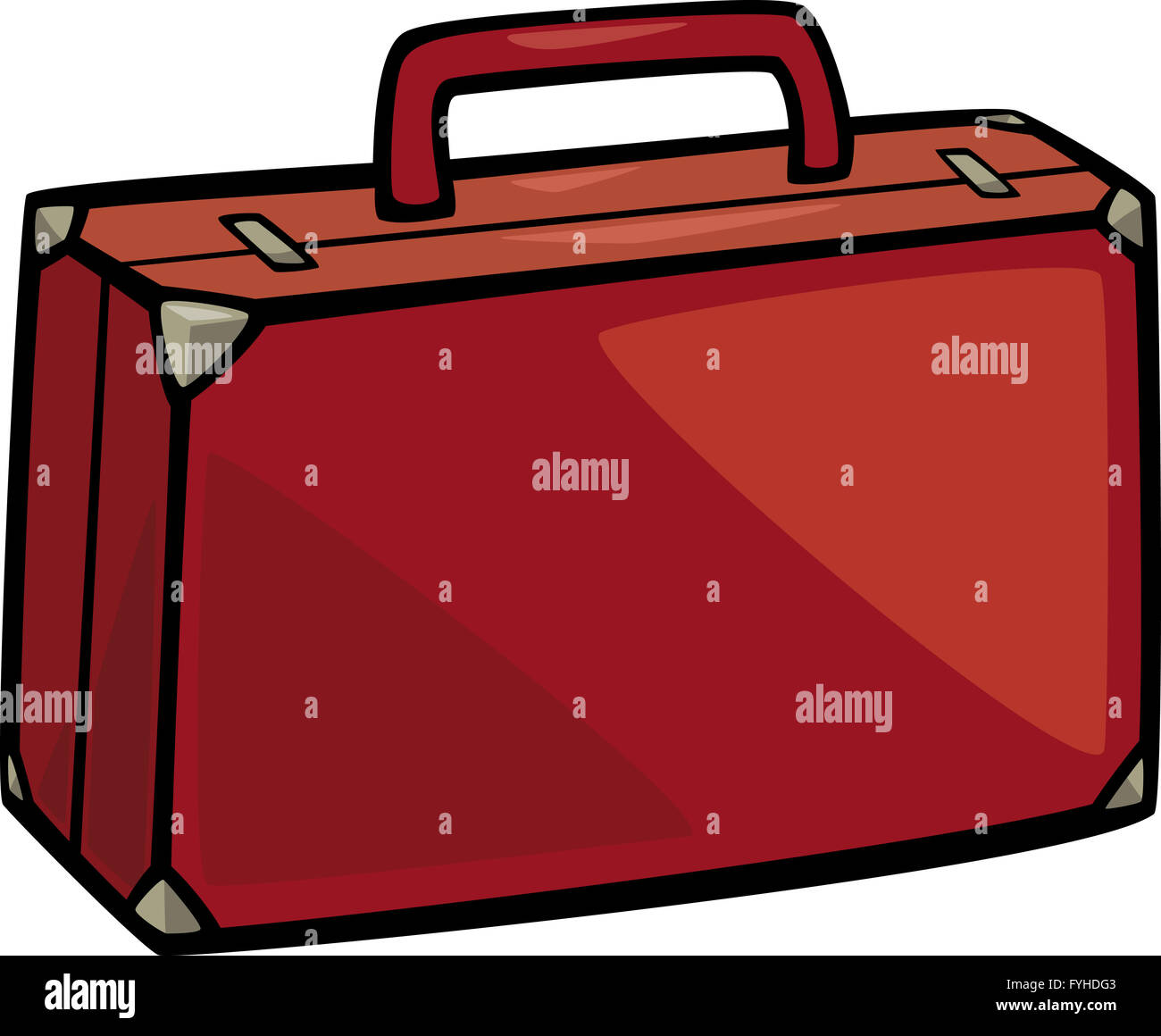 Valise Clip art illustration cartoon Photo Stock - Alamy