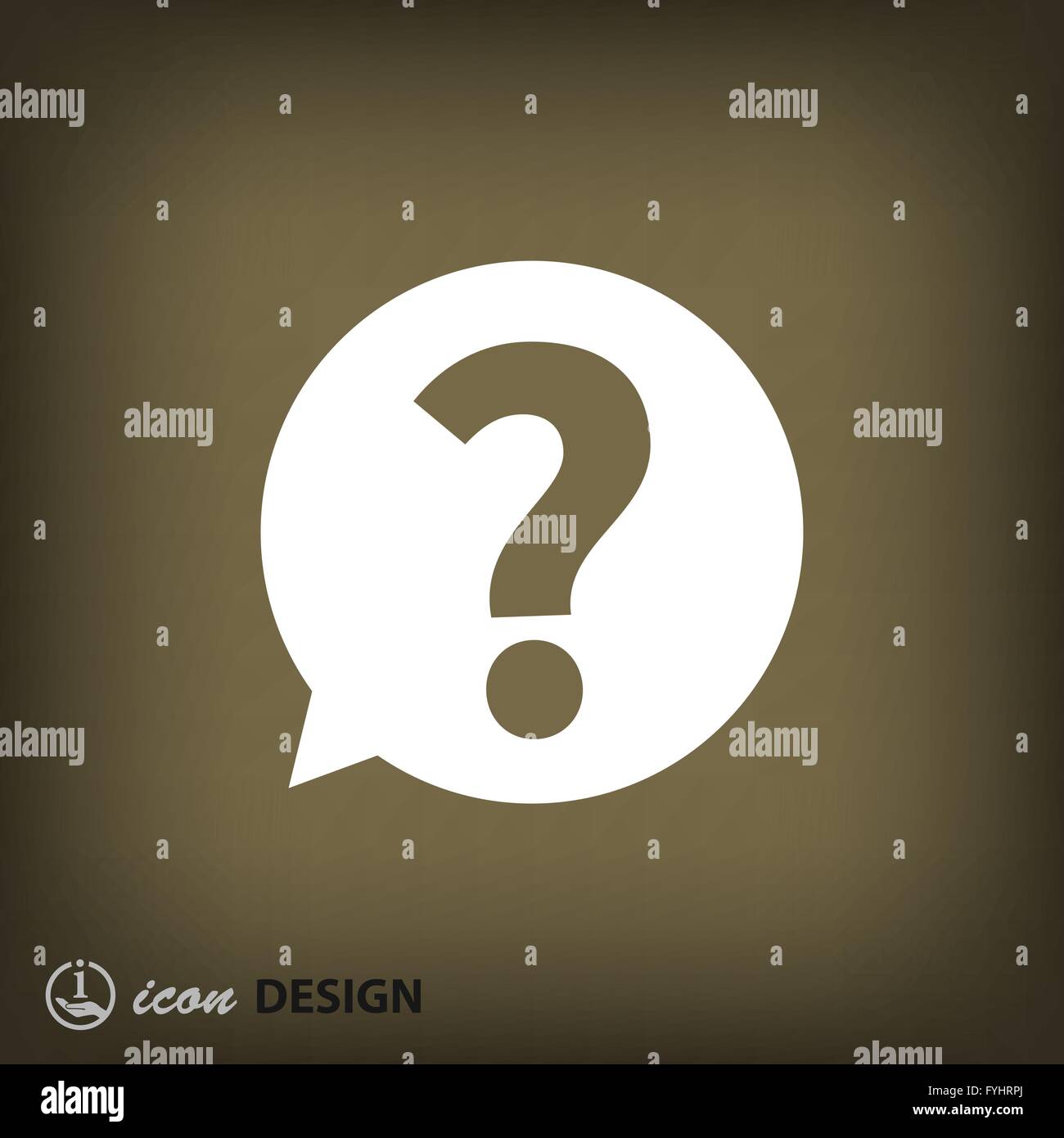 Le pictogramme de question mark Image Vectorielle Stock - Alamy
