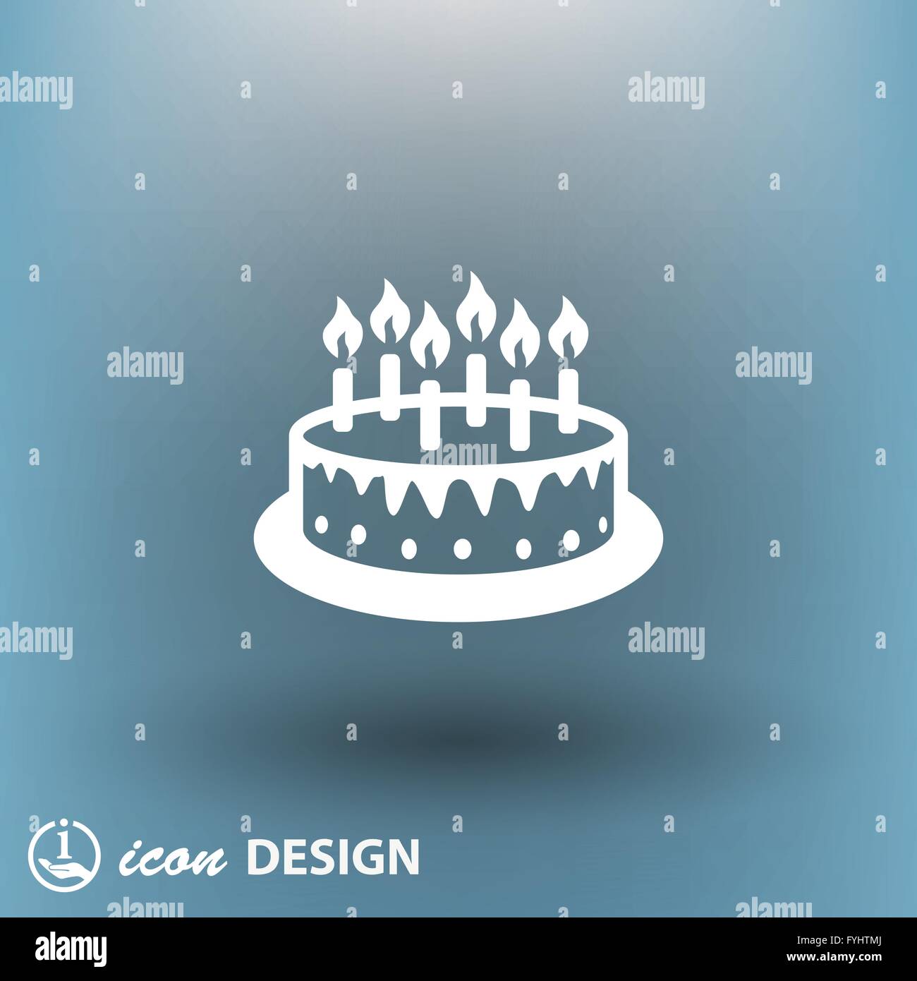 Le pictogramme de gâteau Image Vectorielle Stock - Alamy