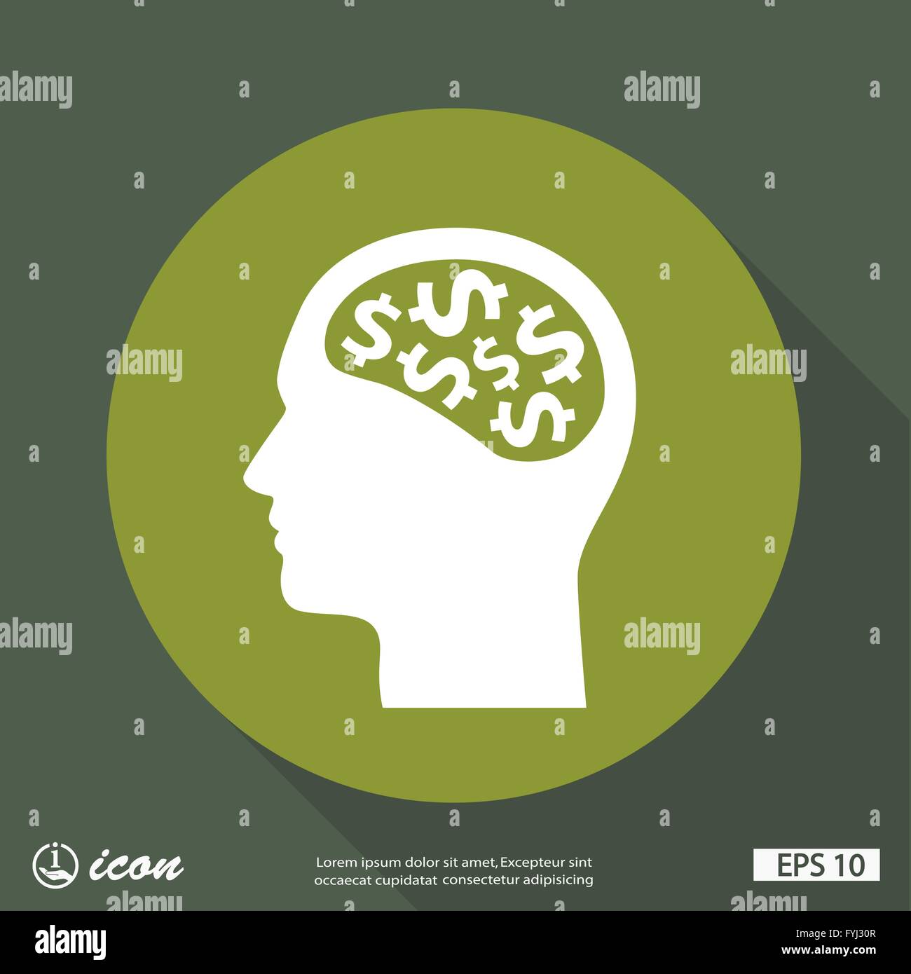 Le pictogramme d'argent Image Vectorielle Stock - Alamy