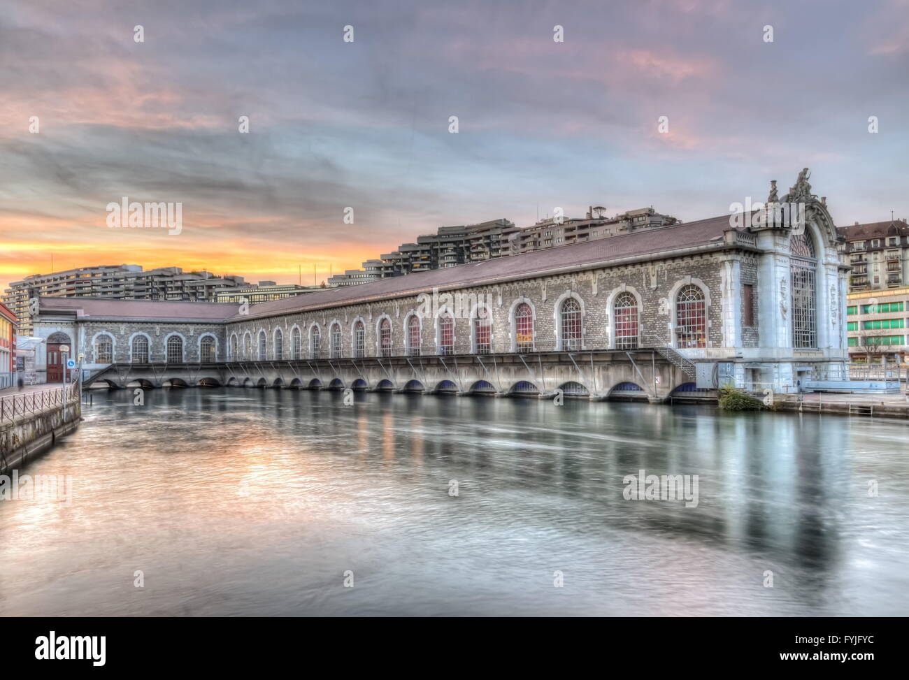 Batiment Des Forces Motrices Banque d'image et photos - Alamy