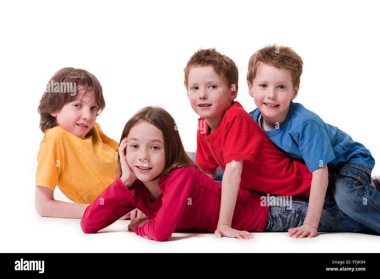 Enfants hereux Banque d'images détourées - Alamy