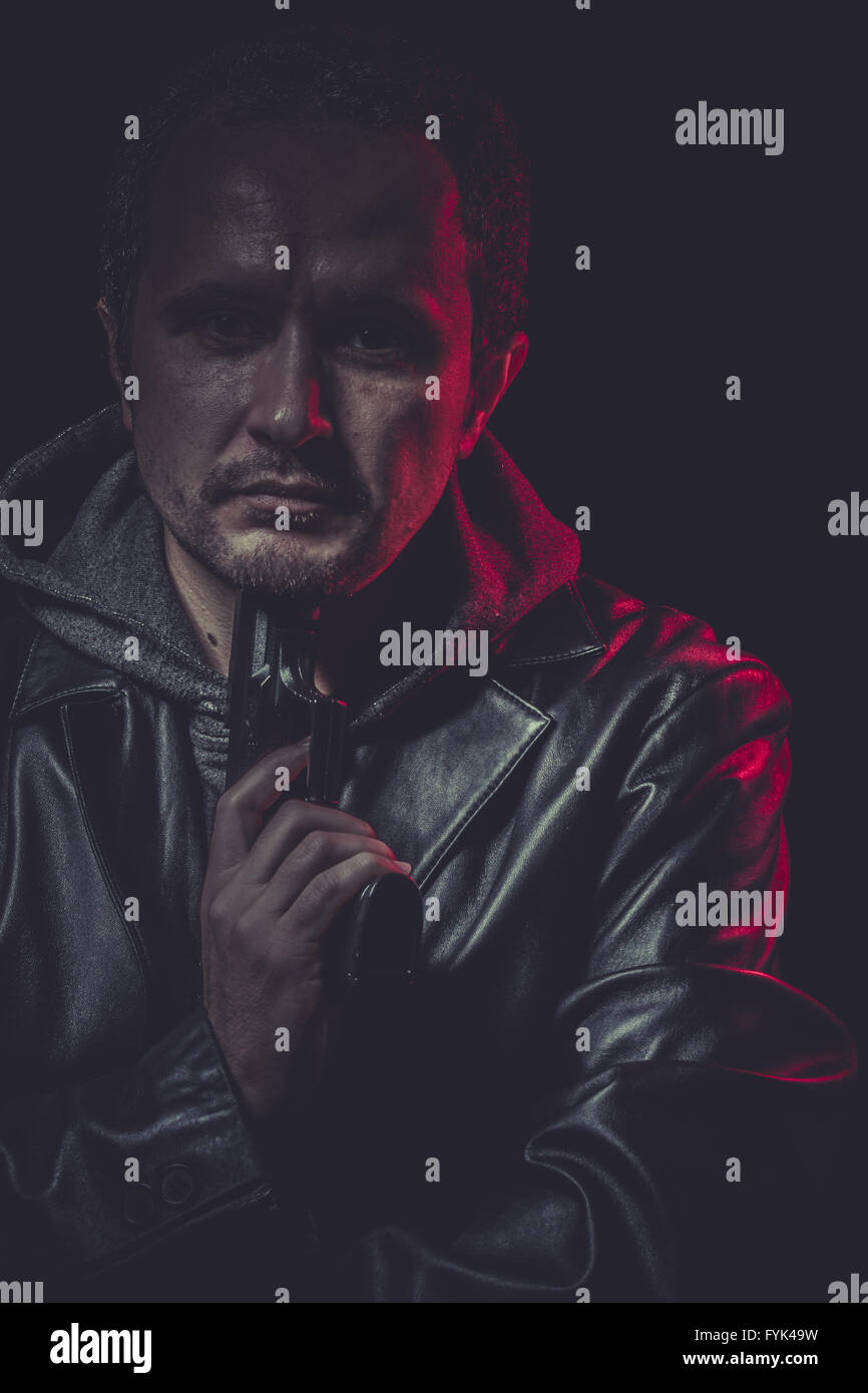 Secret agent silhouette Banque de photographies et d’images à haute ...