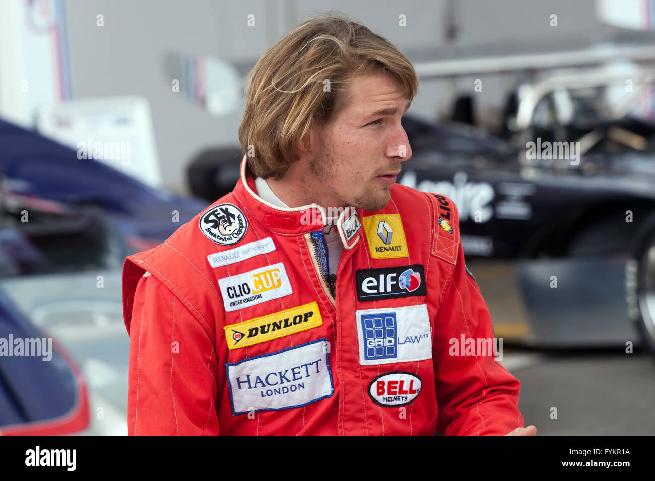 Freddie Hunt, fils de James Hunt, a été à la Silverstone Classic ...