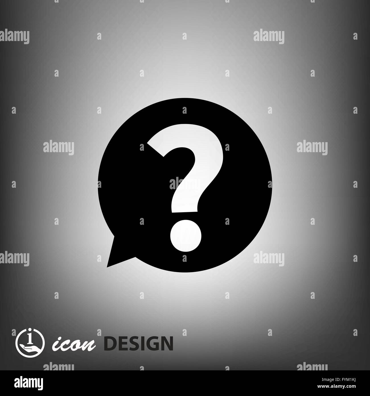 Le pictogramme de question mark Image Vectorielle Stock - Alamy