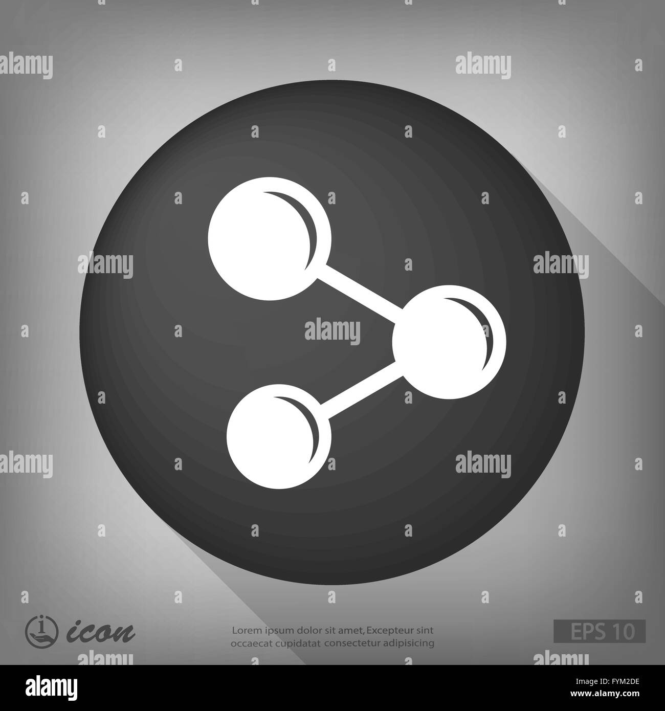 Symbole de partage Banque d'images noir et blanc - Page 2 - Alamy