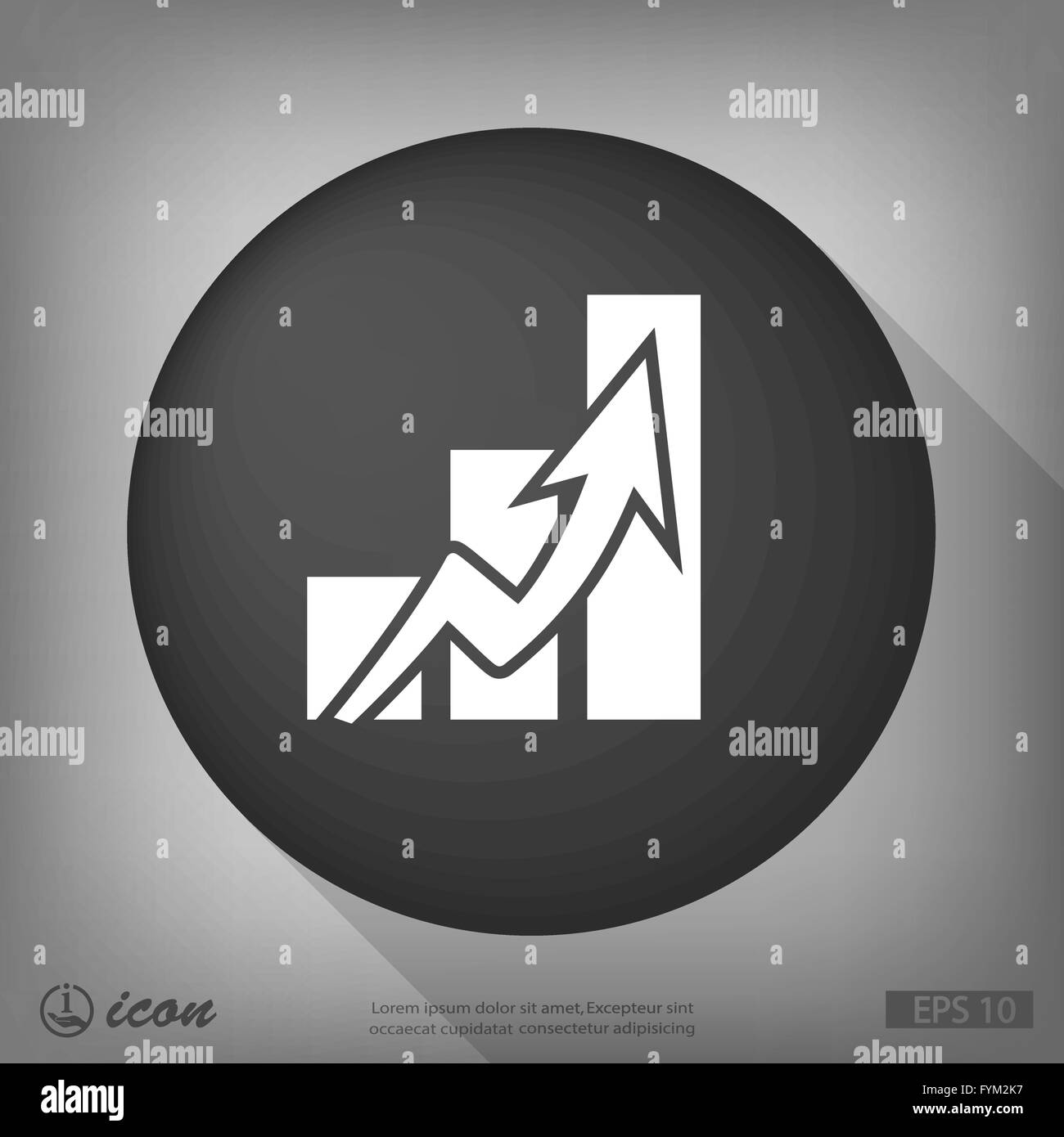 Le pictogramme de graphique Image Vectorielle Stock - Alamy