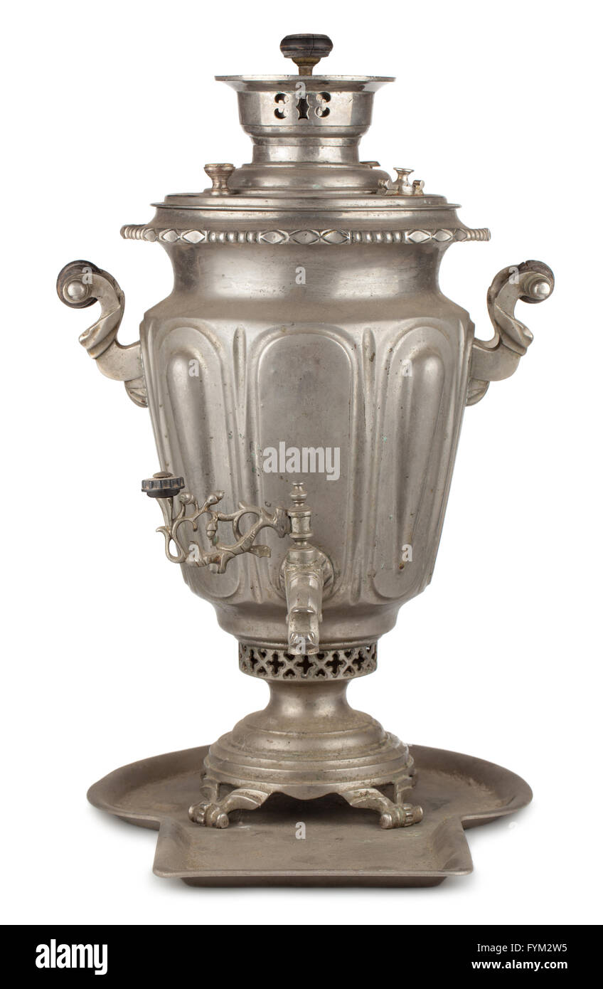 Russian samovar tea kettle Banque de photographies et d’images à haute ...