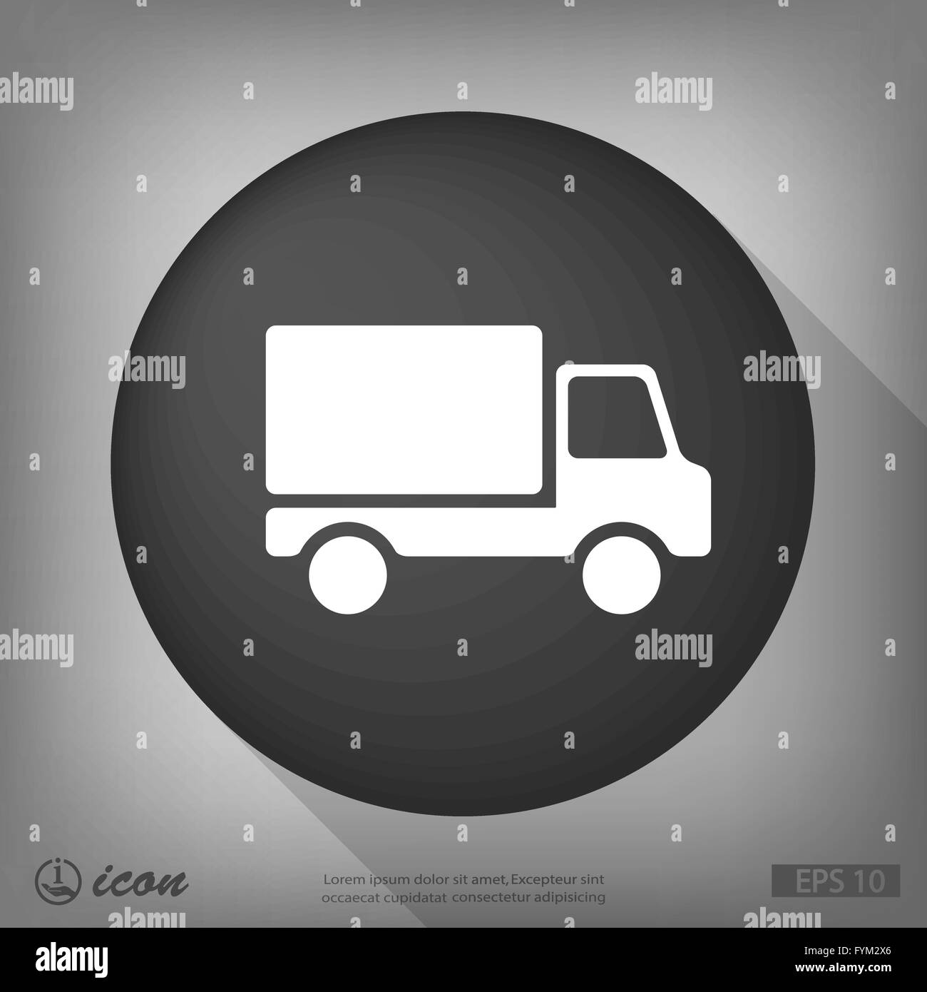 Le pictogramme du chariot Image Vectorielle Stock - Alamy