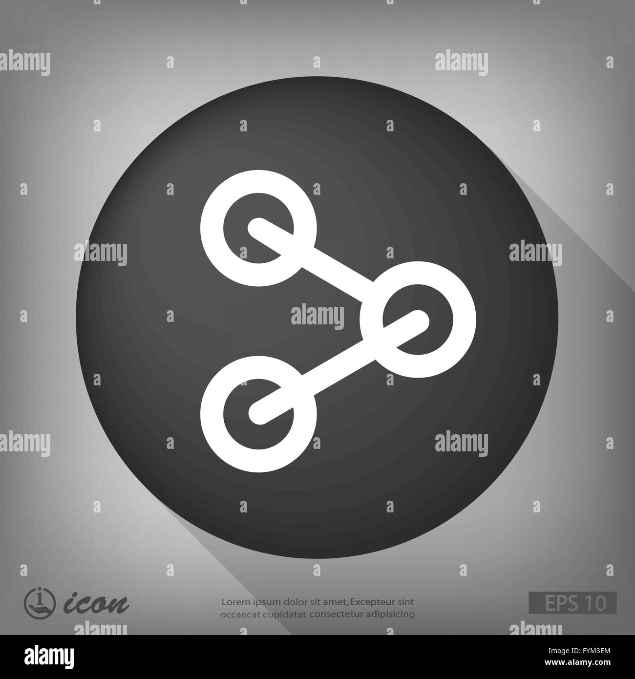 Symbole de partage Banque d'images noir et blanc - Page 2 - Alamy