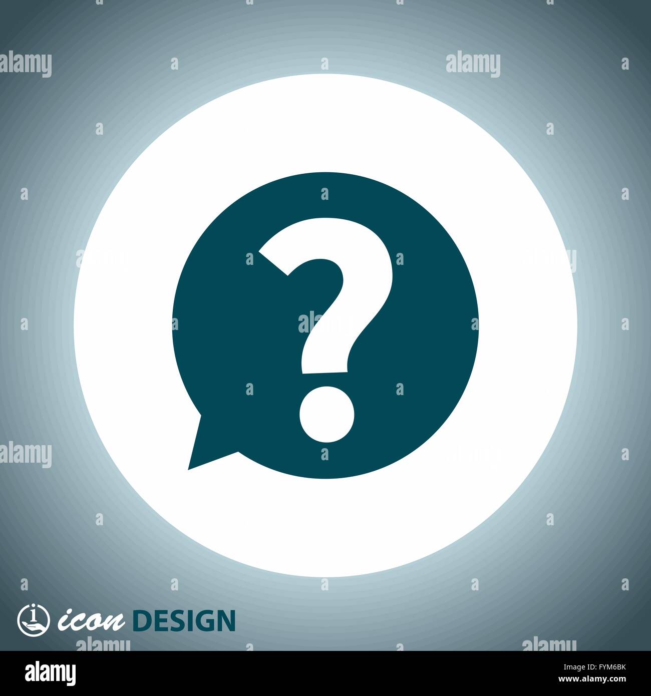 Le pictogramme de question mark Image Vectorielle Stock - Alamy