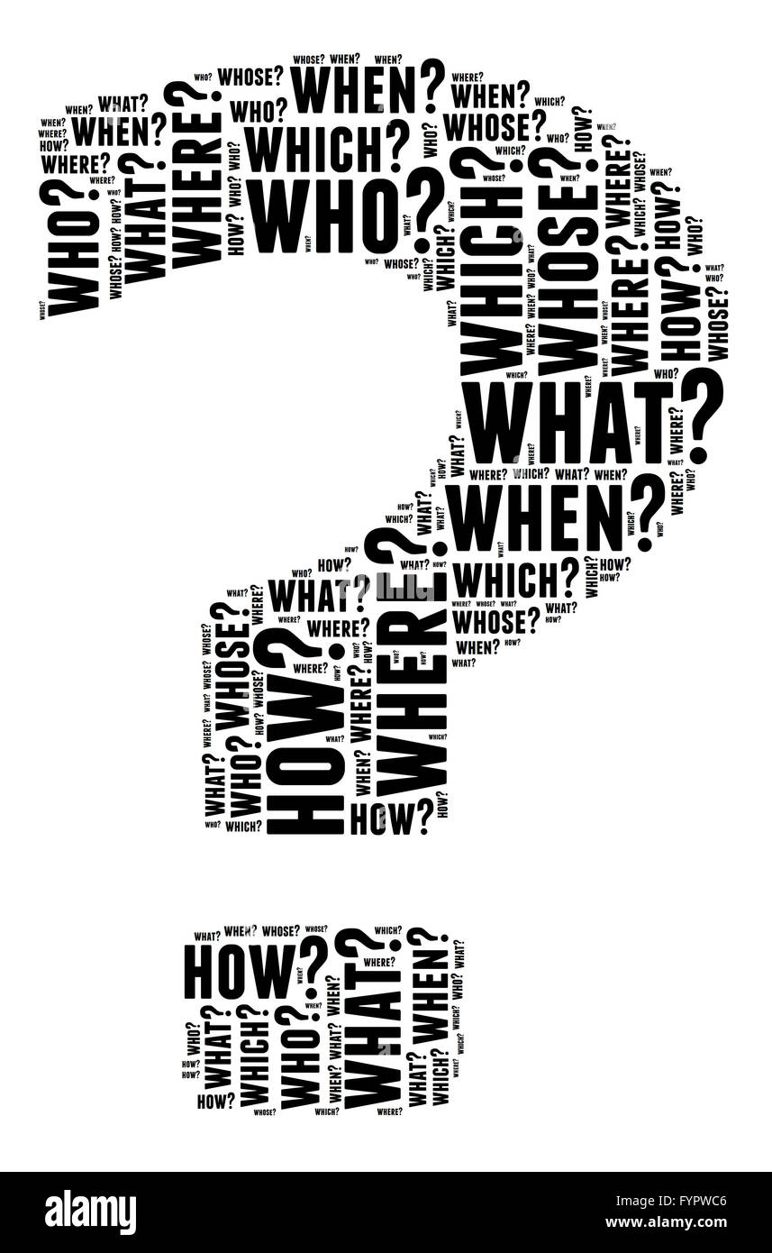 Question mark concept illustration Photo Stock - Alamy