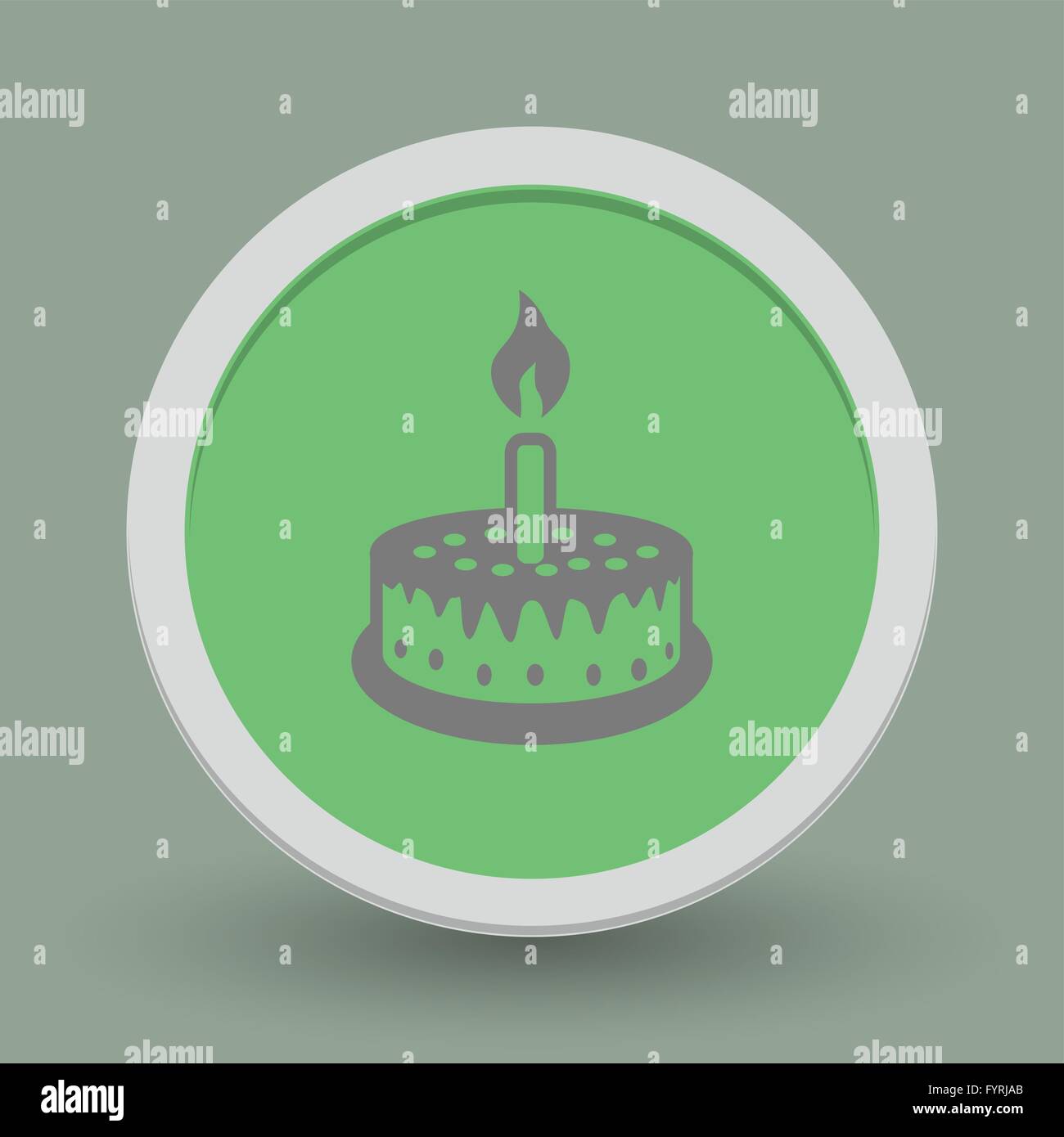 Le pictogramme de gâteau. Concept de vecteur illustration pour la ...