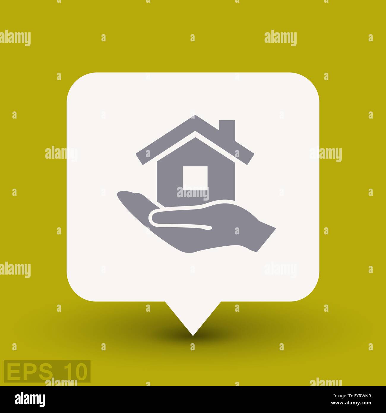 Le pictogramme d'accueil. Concept de vecteur illustration pour la ...