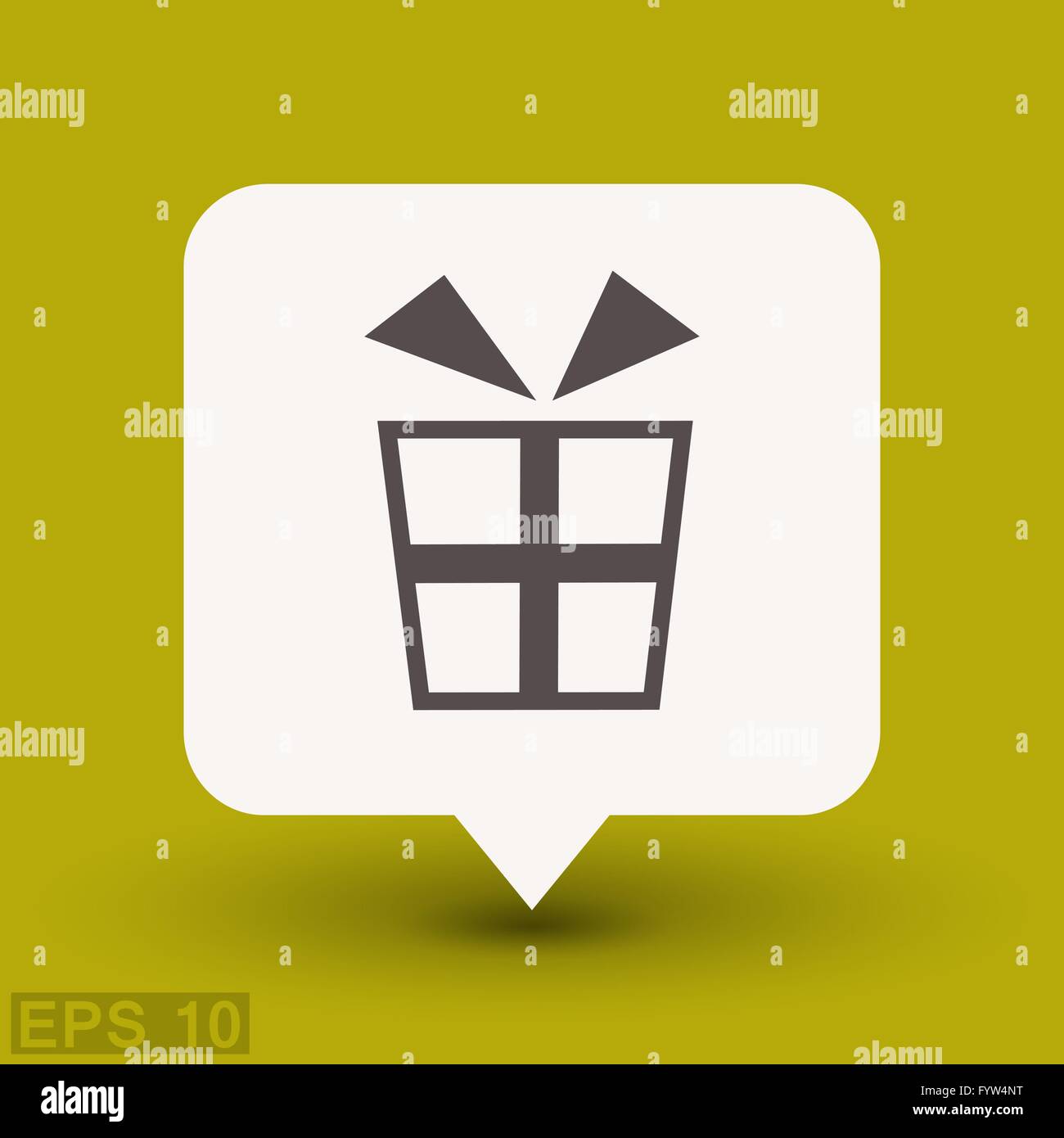 Le pictogramme de don. Concept de vecteur illustration pour la ...