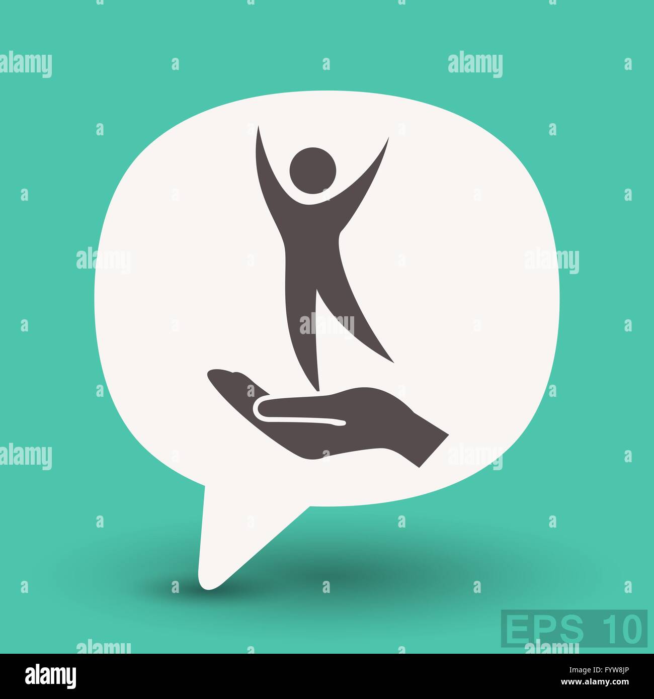 Le pictogramme de succès. Concept de vecteur illustration pour la ...