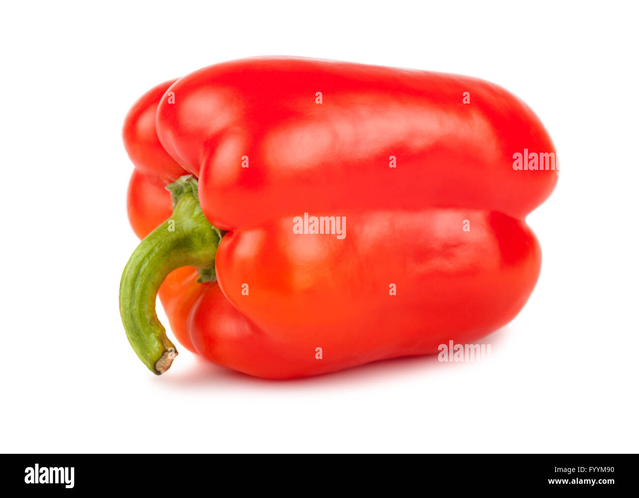 Cloche poivron rouge et vert Banque de photographies et d’images à ...