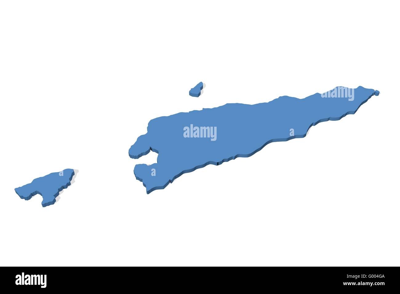 Carte du timor oriental Banque de photographies et d’images à haute ...