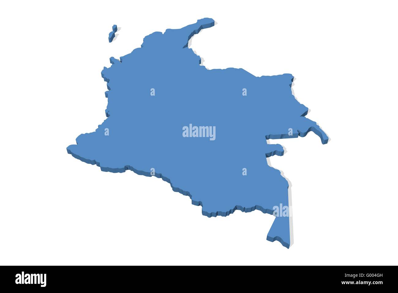 Colombia map Banque de photographies et d’images à haute résolution - Alamy