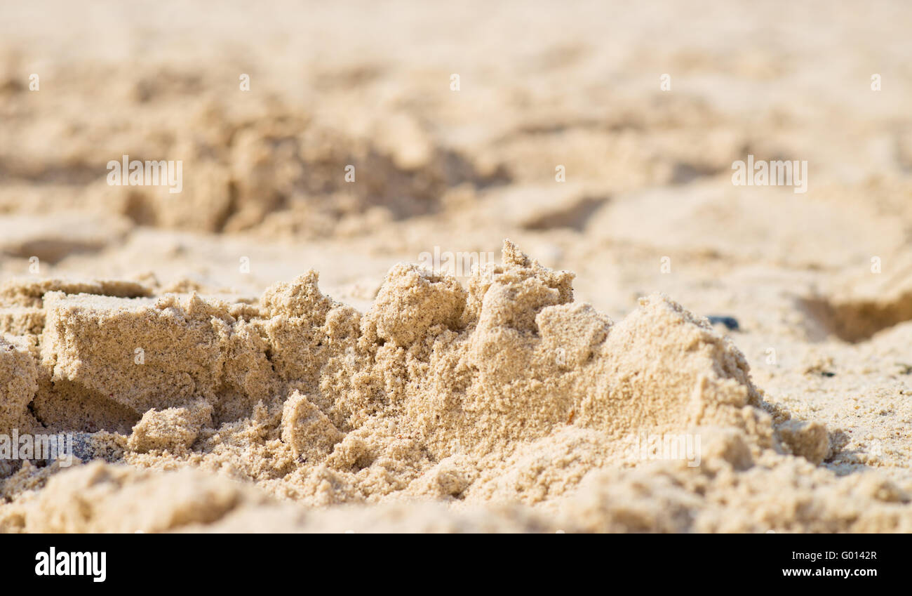 Texture du littoral sable humide Banque de photographies et d’images à ...