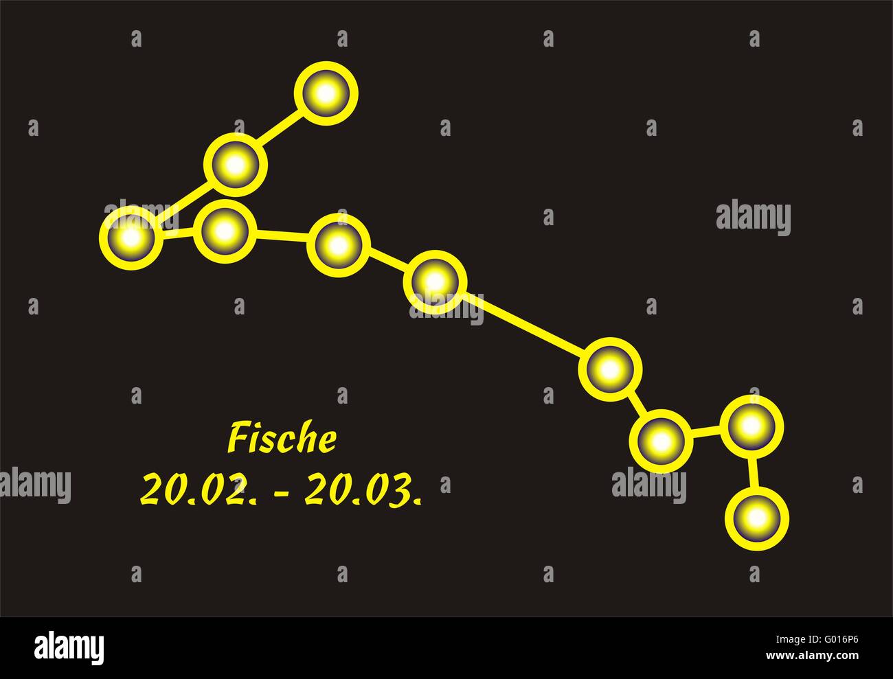 Signe de poisson du zodiaque Banque de photographies et d’images à ...