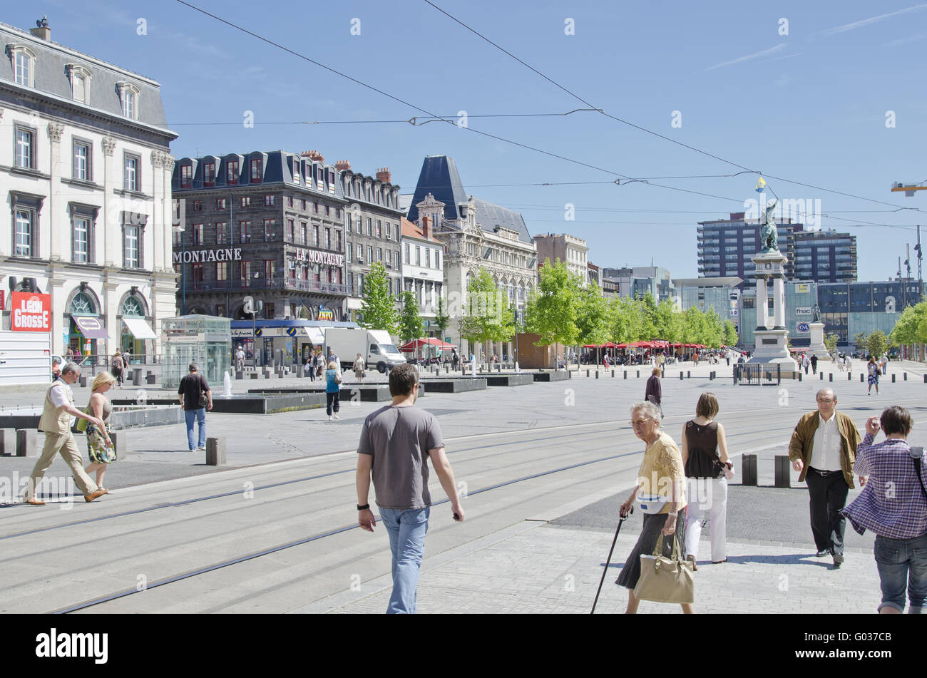 Place de jaude Banque de photographies et d’images à haute résolution ...