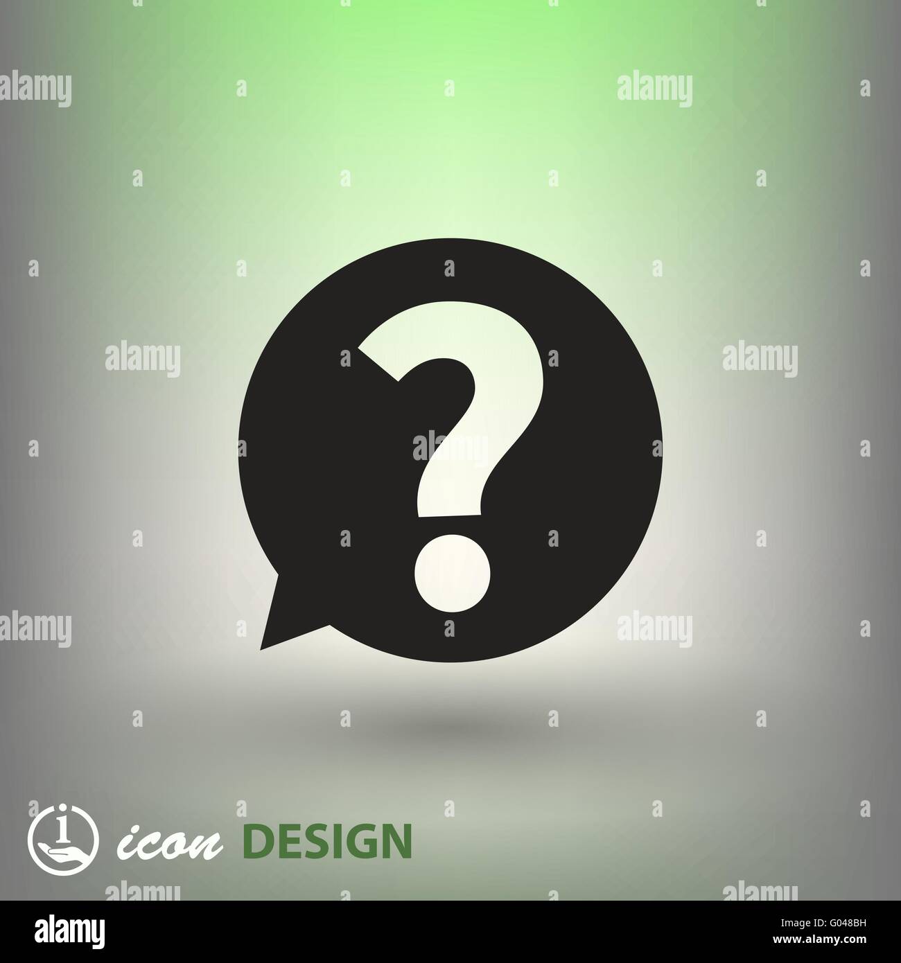 Le pictogramme de question mark Image Vectorielle Stock - Alamy