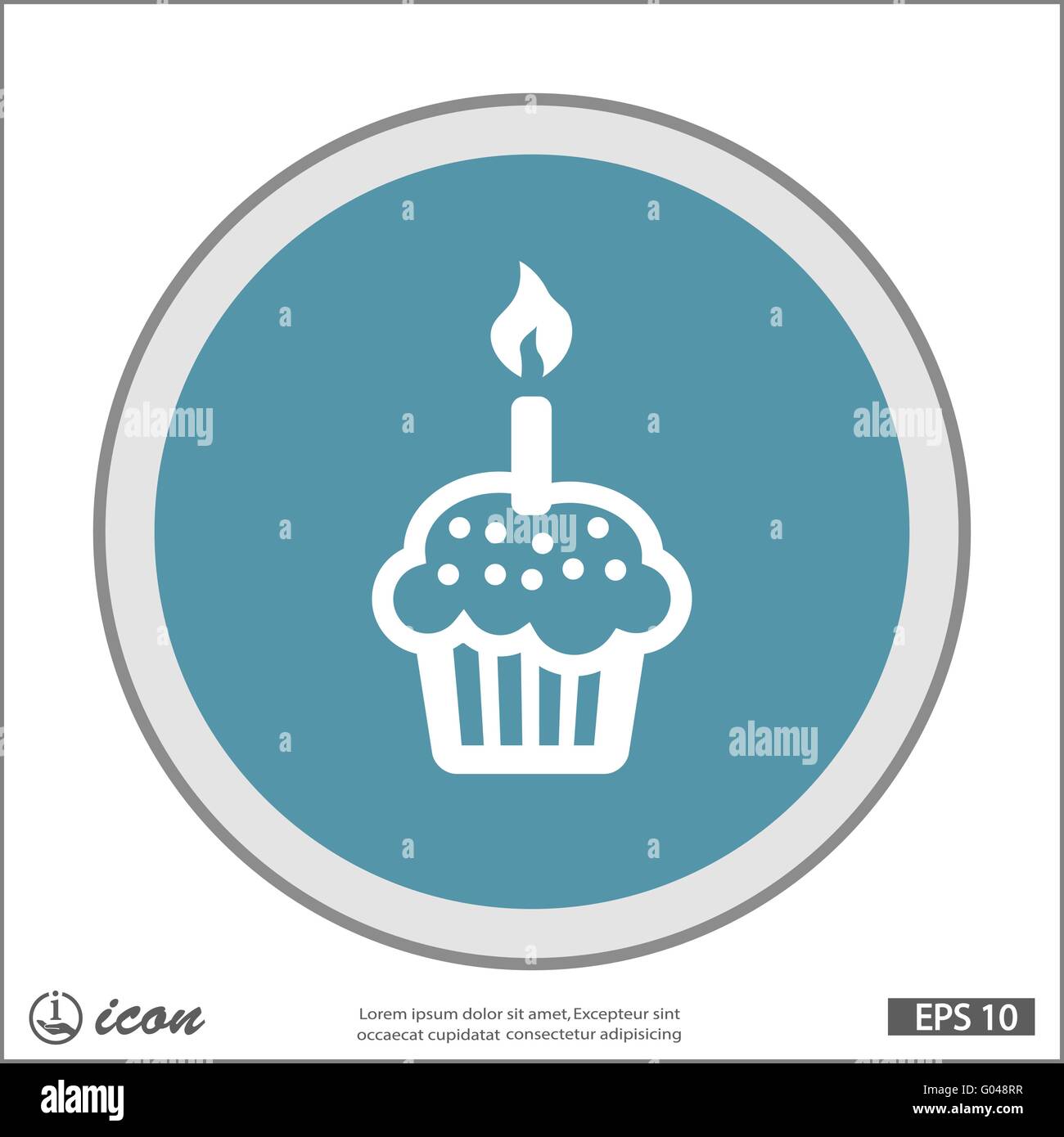 Le pictogramme de gâteau Image Vectorielle Stock - Alamy