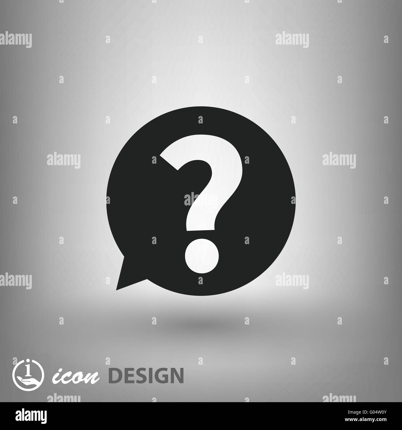 Le pictogramme de question mark Image Vectorielle Stock - Alamy