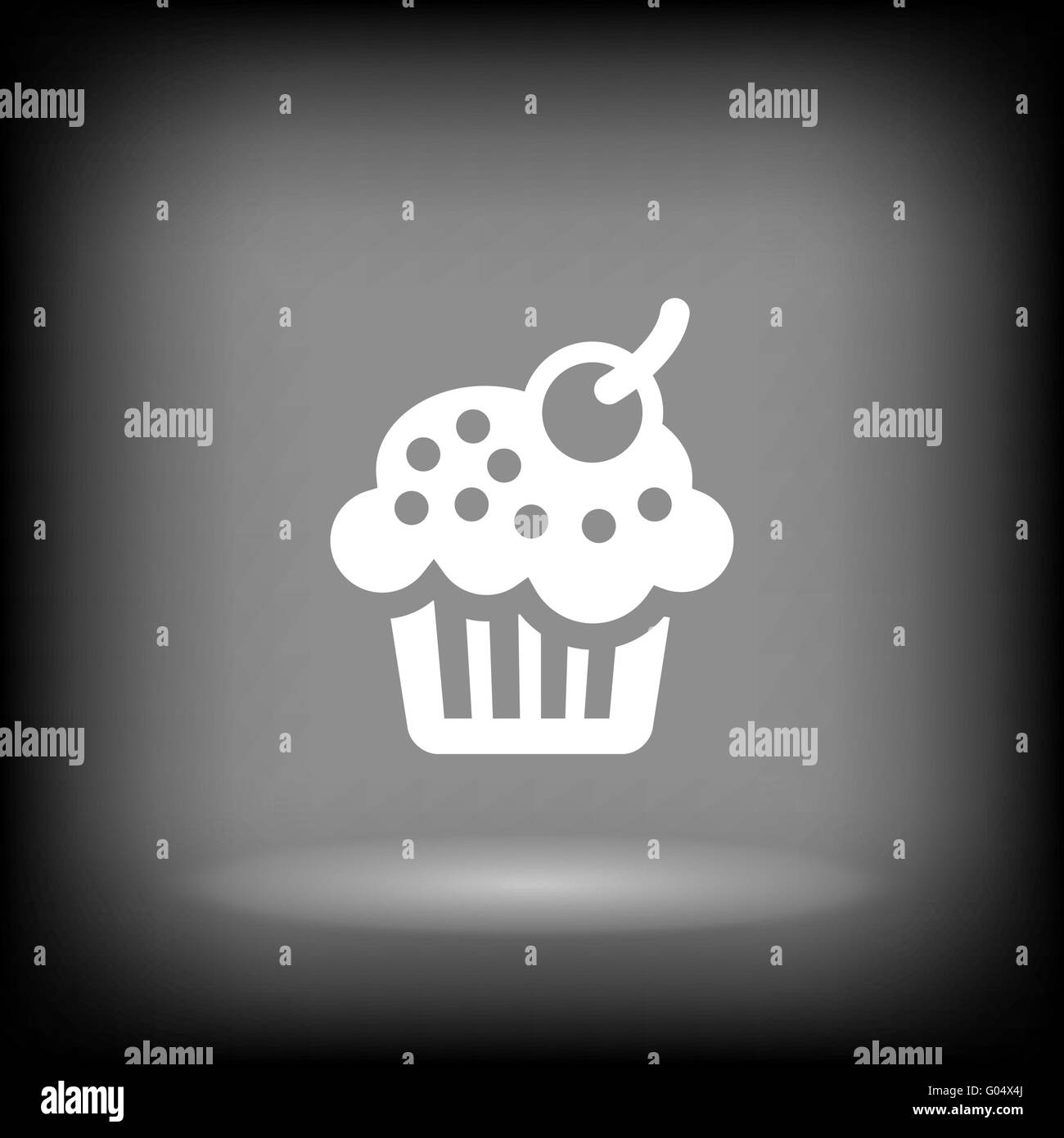 Le pictogramme de gâteau. Concept de vecteur illustration pour la ...