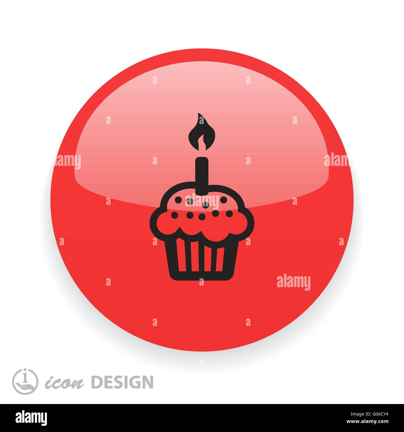 Le pictogramme de gâteau. Concept de vecteur illustration pour la ...