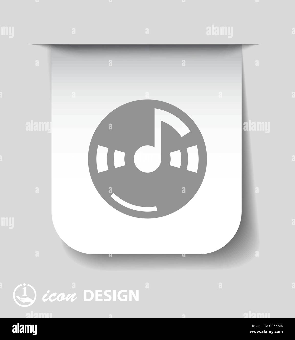 Le pictogramme de note de musique Image Vectorielle Stock - Alamy