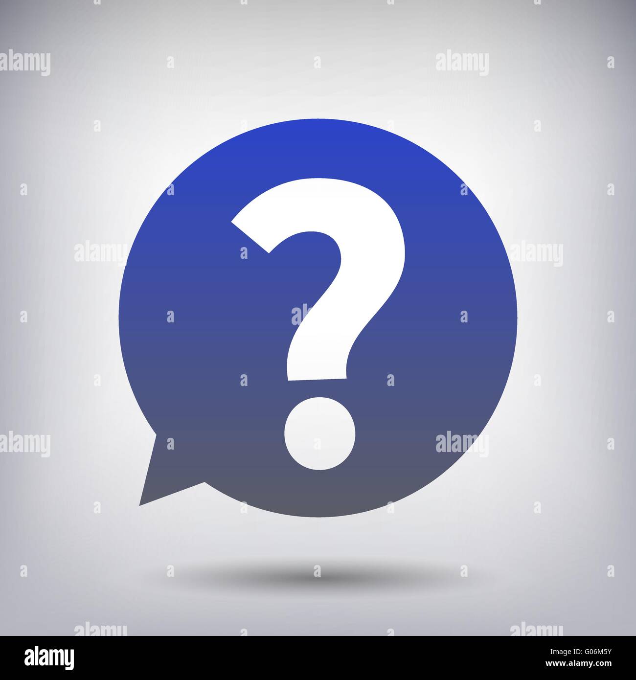 Le pictogramme de question mark Image Vectorielle Stock - Alamy