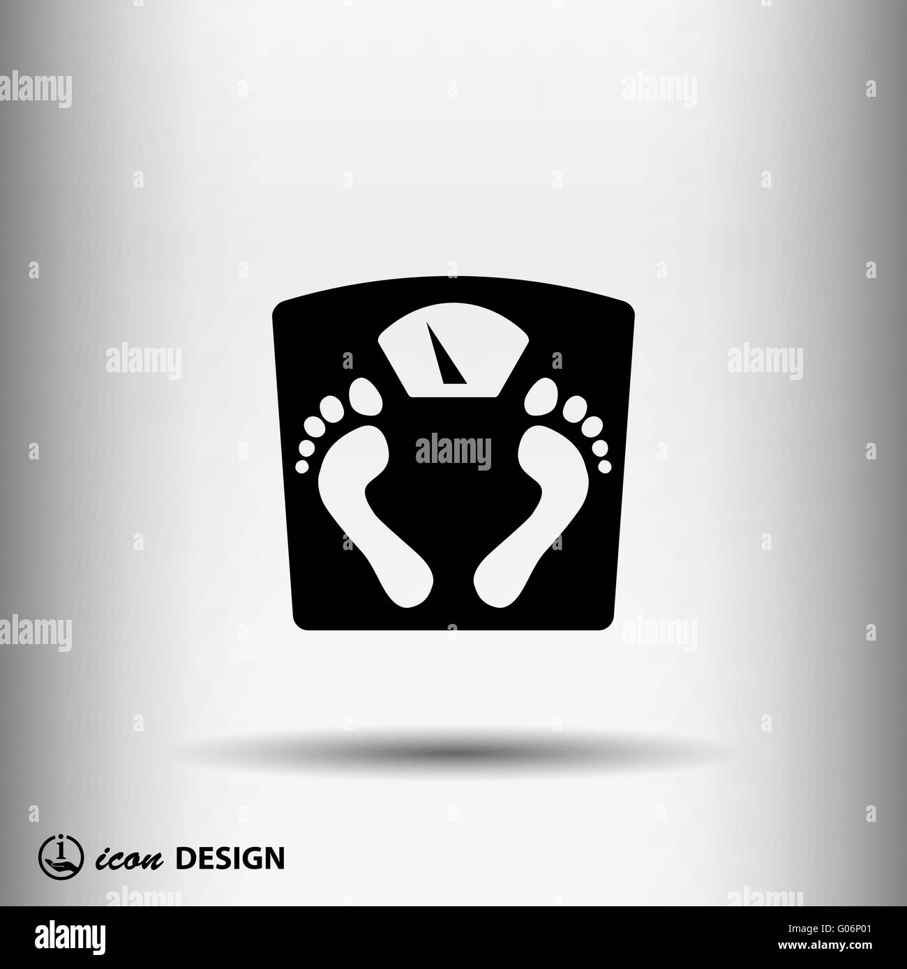 Le pictogramme de balance de salle Image Vectorielle Stock - Alamy