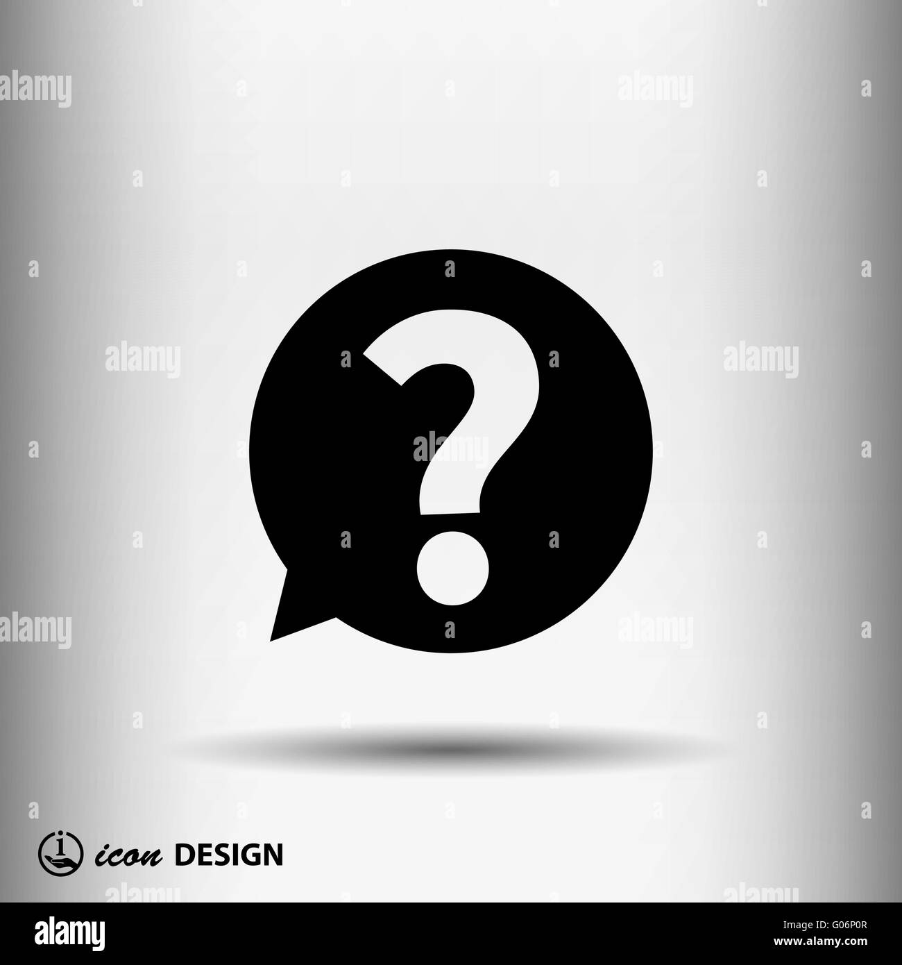 Le pictogramme de question mark Image Vectorielle Stock - Alamy