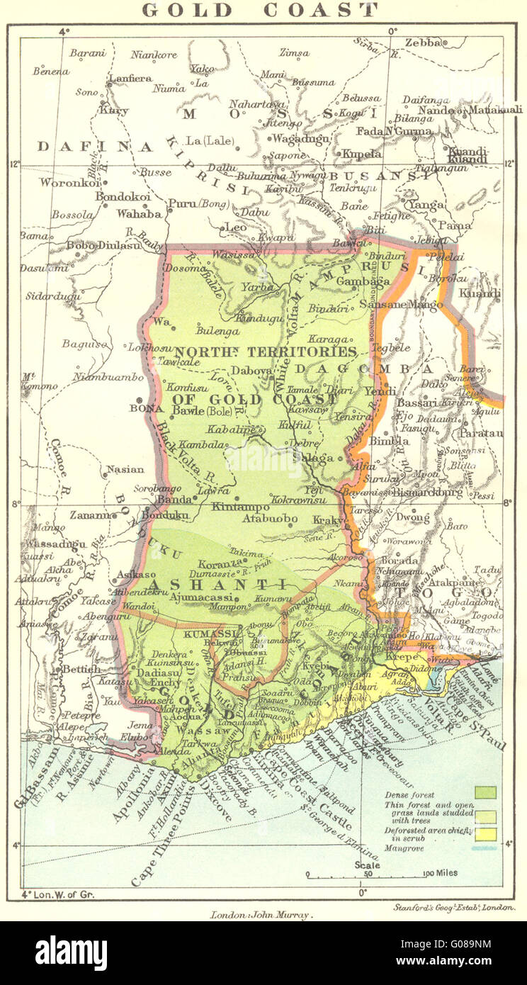 Carte antique du ghana Banque de photographies et d’images à haute ...