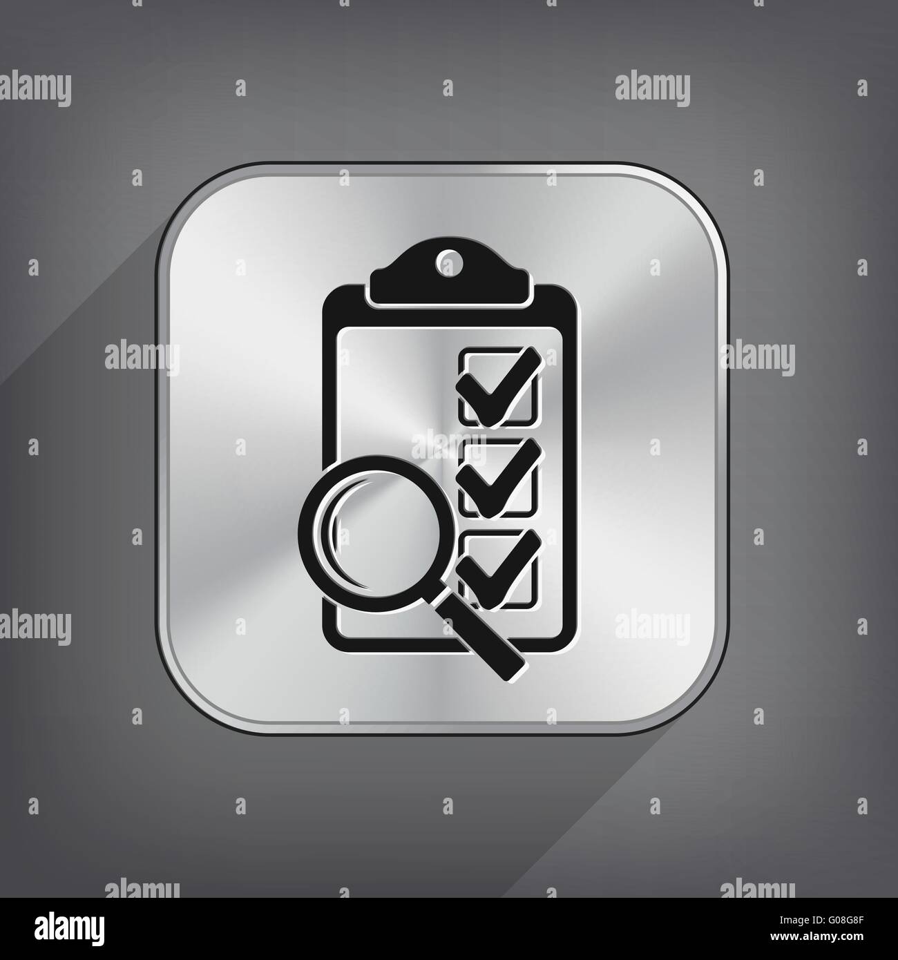 Le pictogramme de liste de contrôle. Concept de vecteur illustration ...