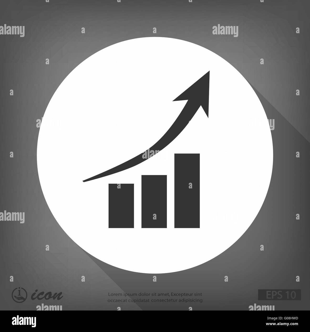 Le pictogramme de graphique Image Vectorielle Stock - Alamy