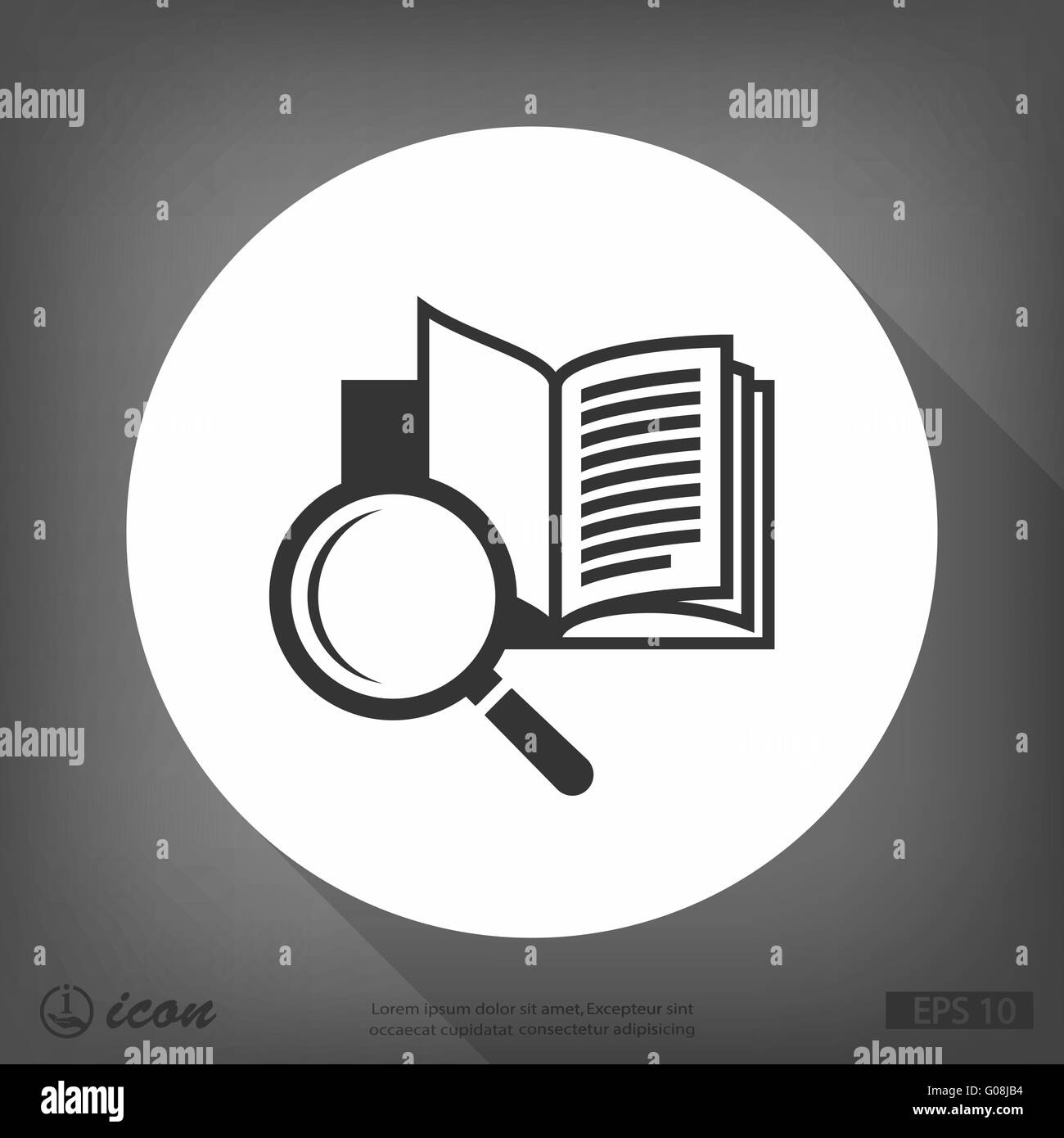 Le pictogramme du livre Image Vectorielle Stock - Alamy