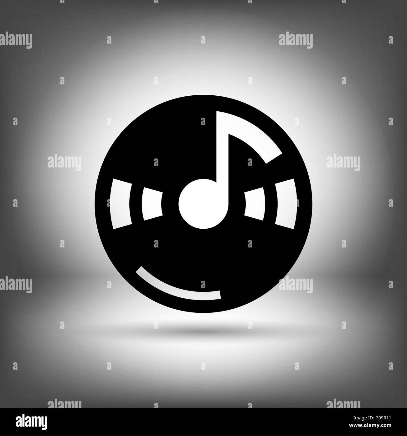Le pictogramme de note de musique Image Vectorielle Stock - Alamy