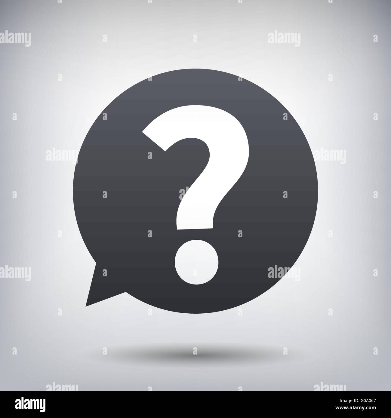 Le pictogramme de question mark Image Vectorielle Stock - Alamy